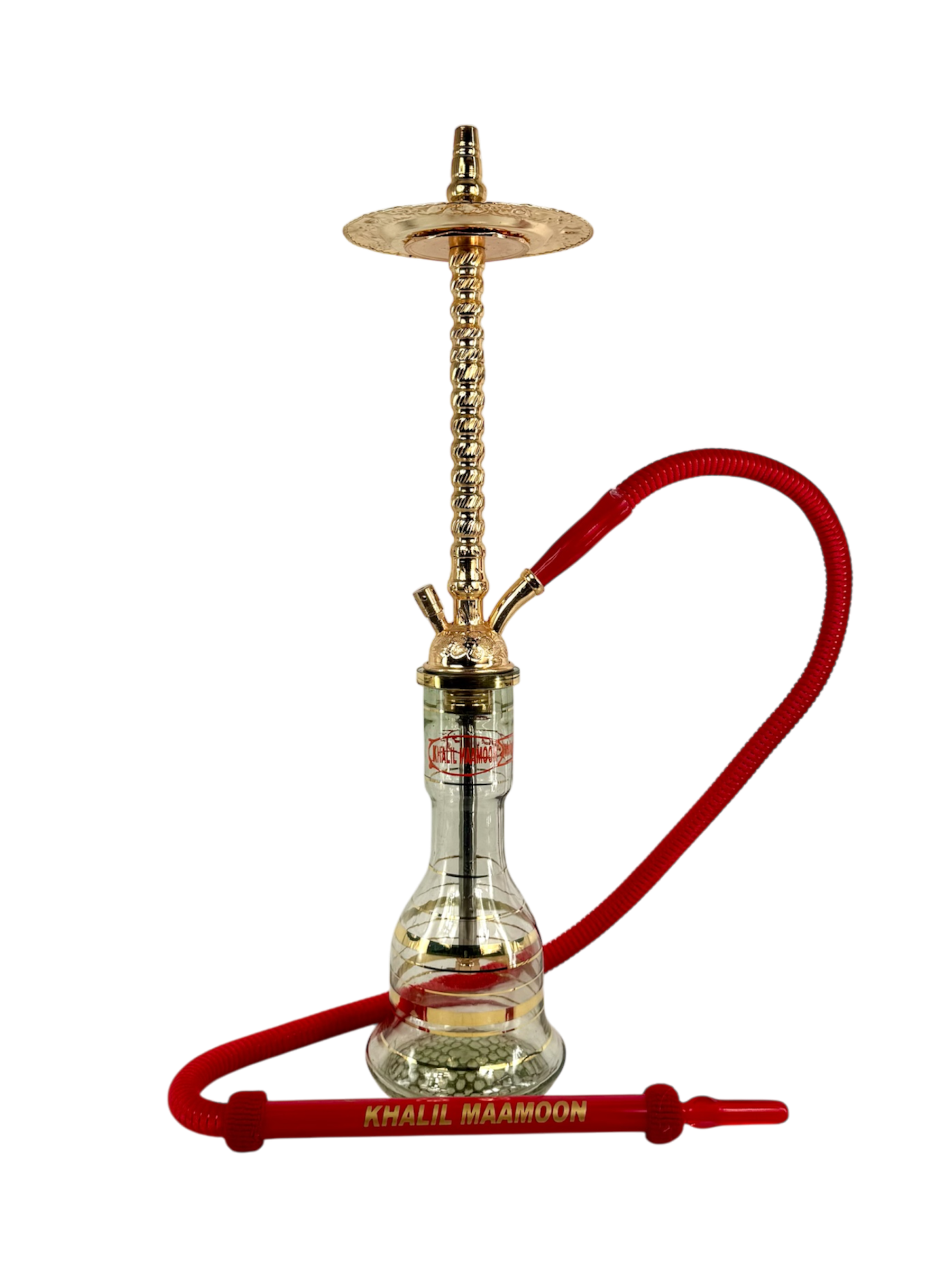 Khalil Mamoon Golden Spiral Tower Hookah – 5StarHookah