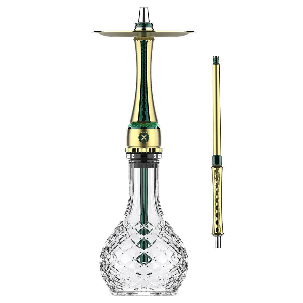 MAXX Royal Emerald Gold Hookah – 5StarHookah