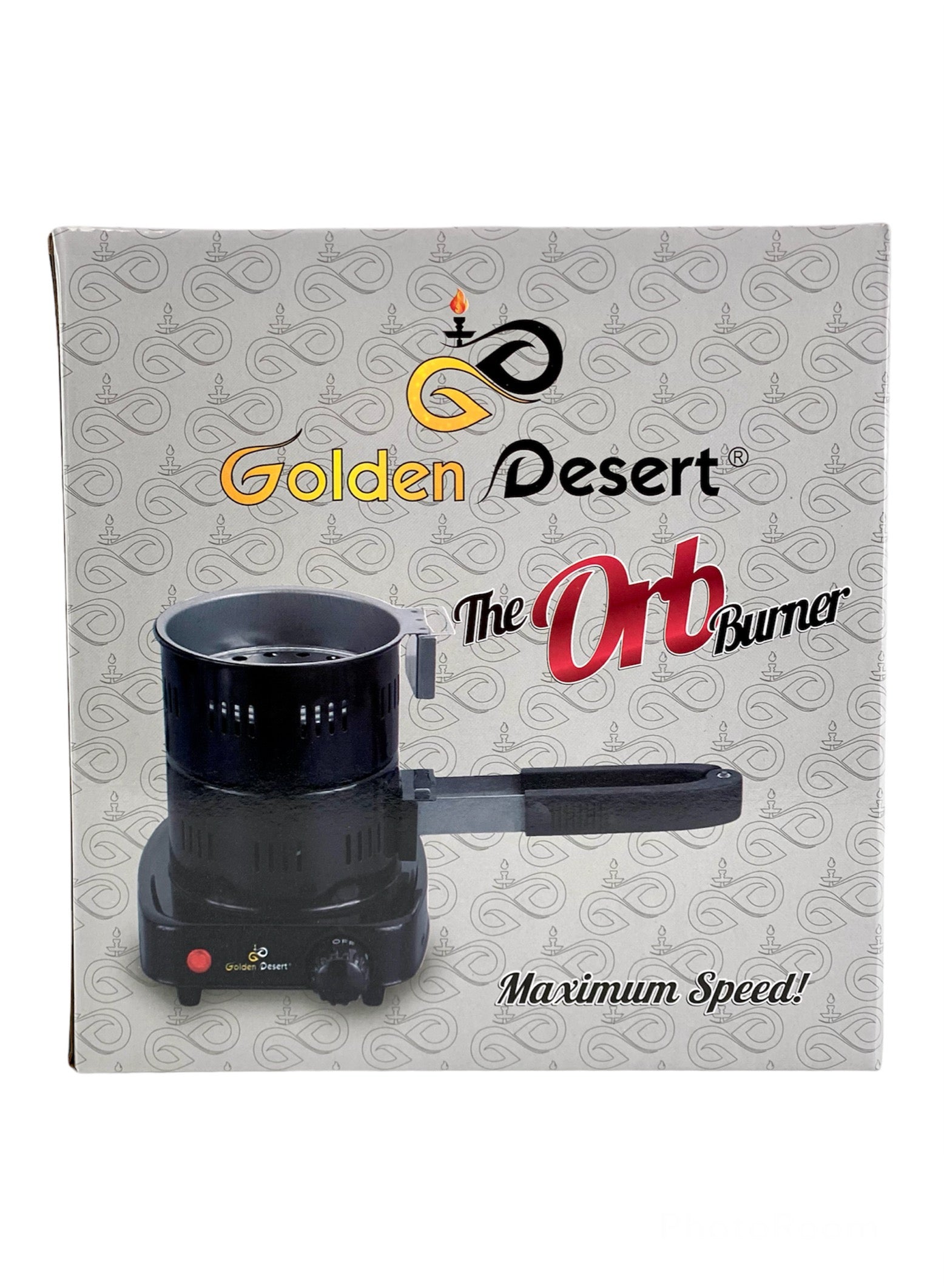 Golden Desert Orb Charcoal Burner – 5StarHookah